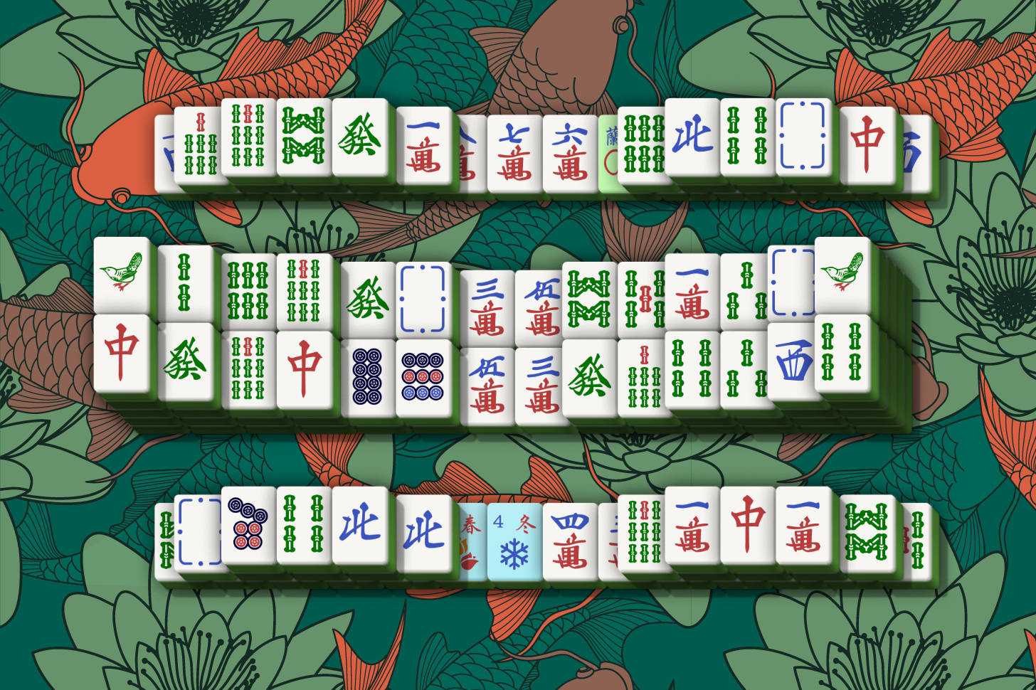 Mahjong Solitaire: Waves - Play Free Online Game